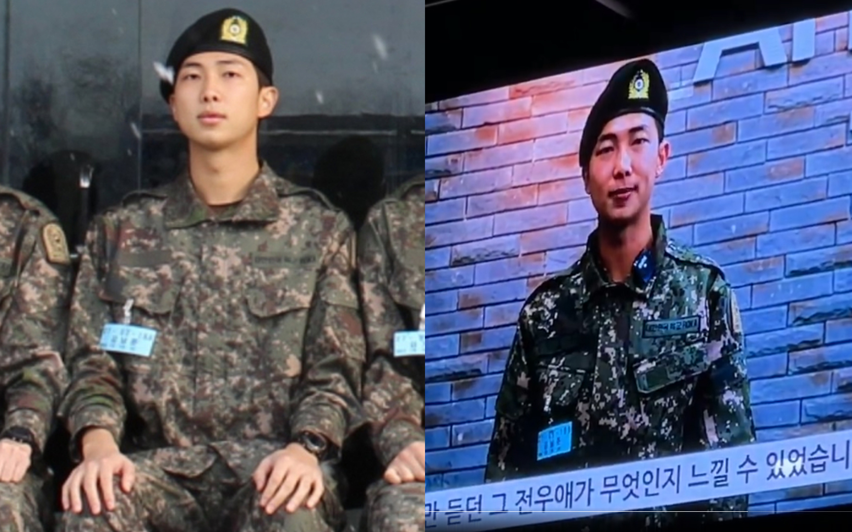 BTS leader RM reflects on military training as he gives an eloquent ...