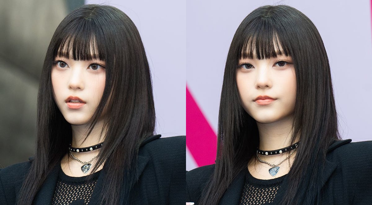 NewJeans' Haerin commands attention with her cat eyes + chic black look ...