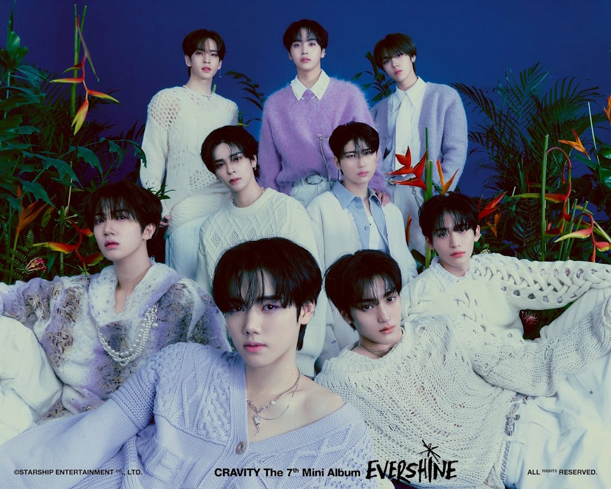CRAVITY group up in 'nightfall' concept photos for 'EVERSHINE' | allkpop