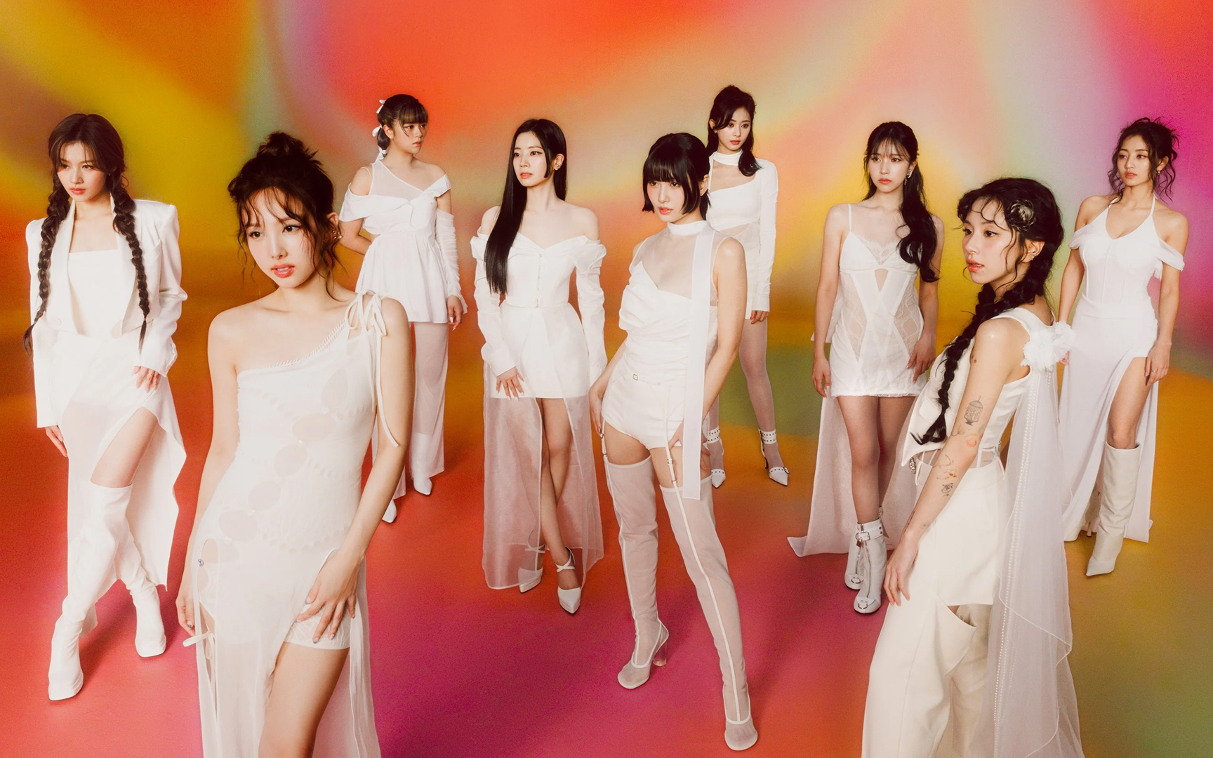 TWICE members look angelic in white in the new concept photos for 'With YOU-th' | allkpop