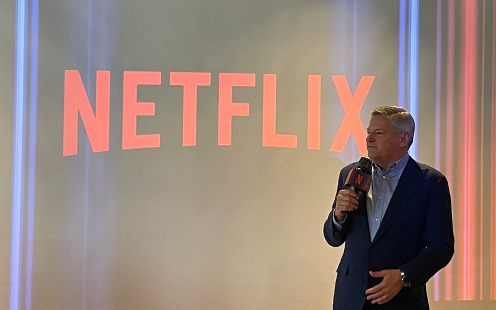 Netflix CEO responds to a question asking if there will be an American ...