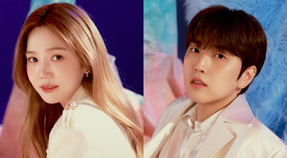Oh My Girl's Hyojung & B1A4's Sandeul featured in dreamlike teaser photos for new vocal trio ...