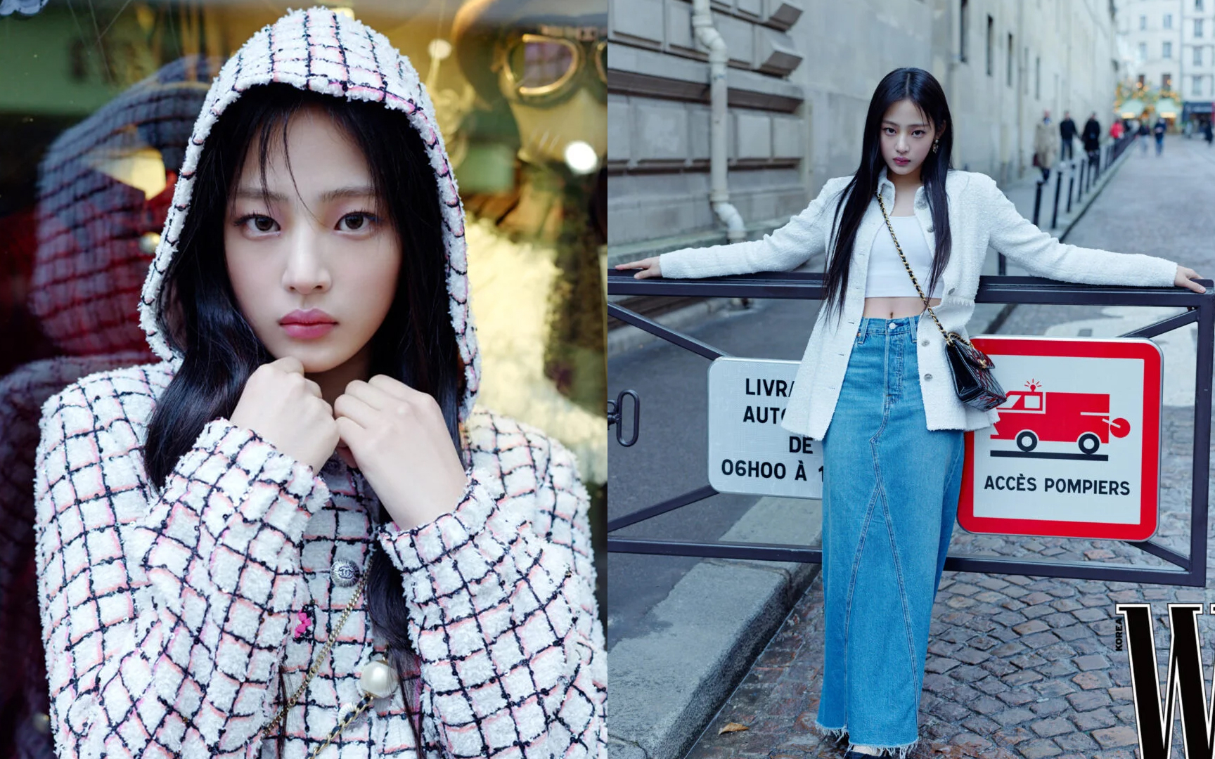 NewJeans' Minji takes her charms to the streets of Paris in a Chanel ...