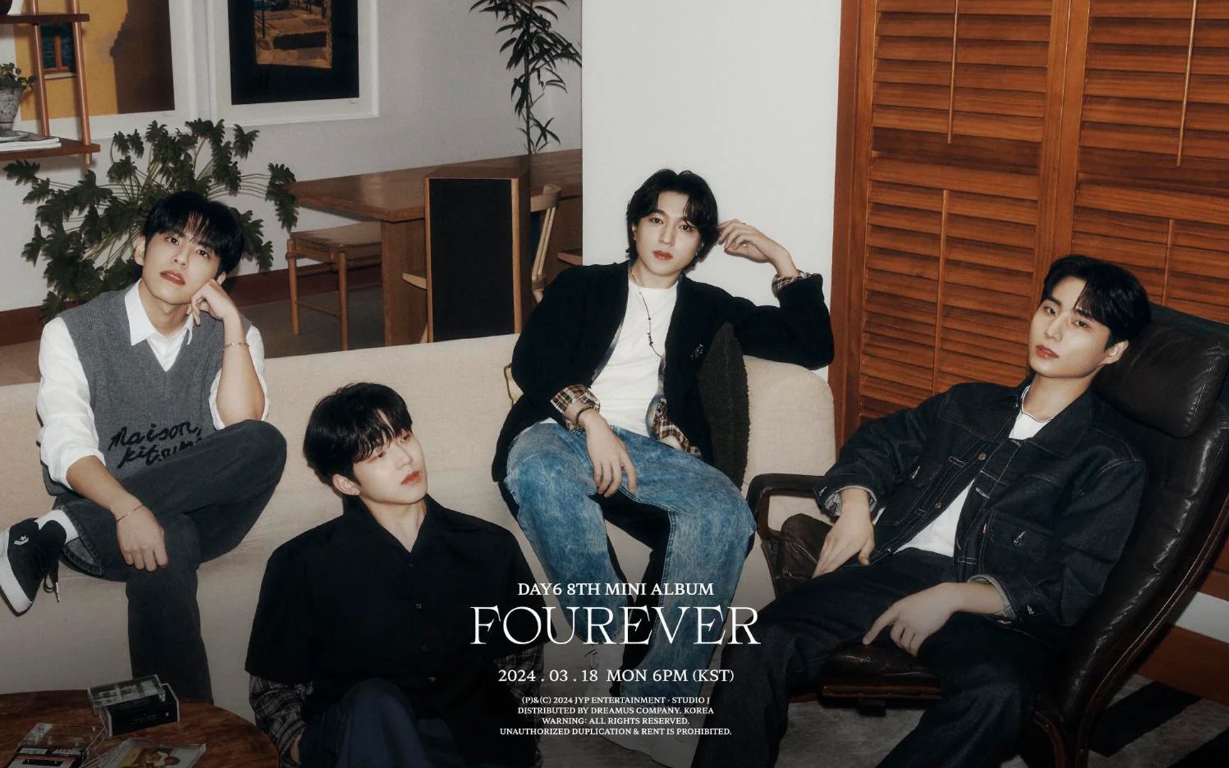 DAY6 continues to gear up for their comeback with new group concept photos for 'FOUREVER' | allkpop
