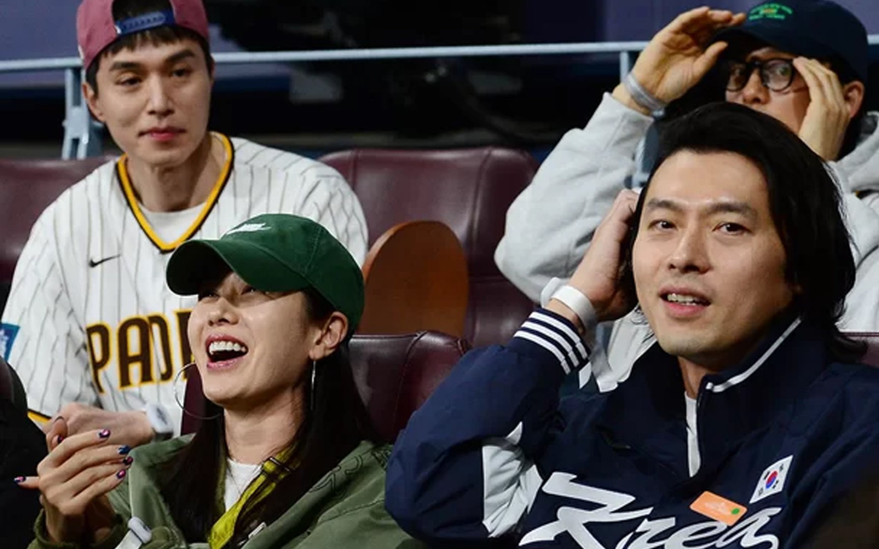 Son Ye Jin And Hyun Bin Spotted Enjoying A Date At The 2024 Mlb Seoul Series With Lee Dong Wook