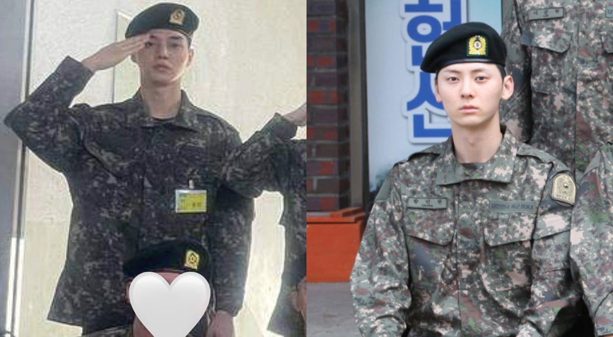 Song Kang & Hwang Min Hyun spotted in new photos from the military ...