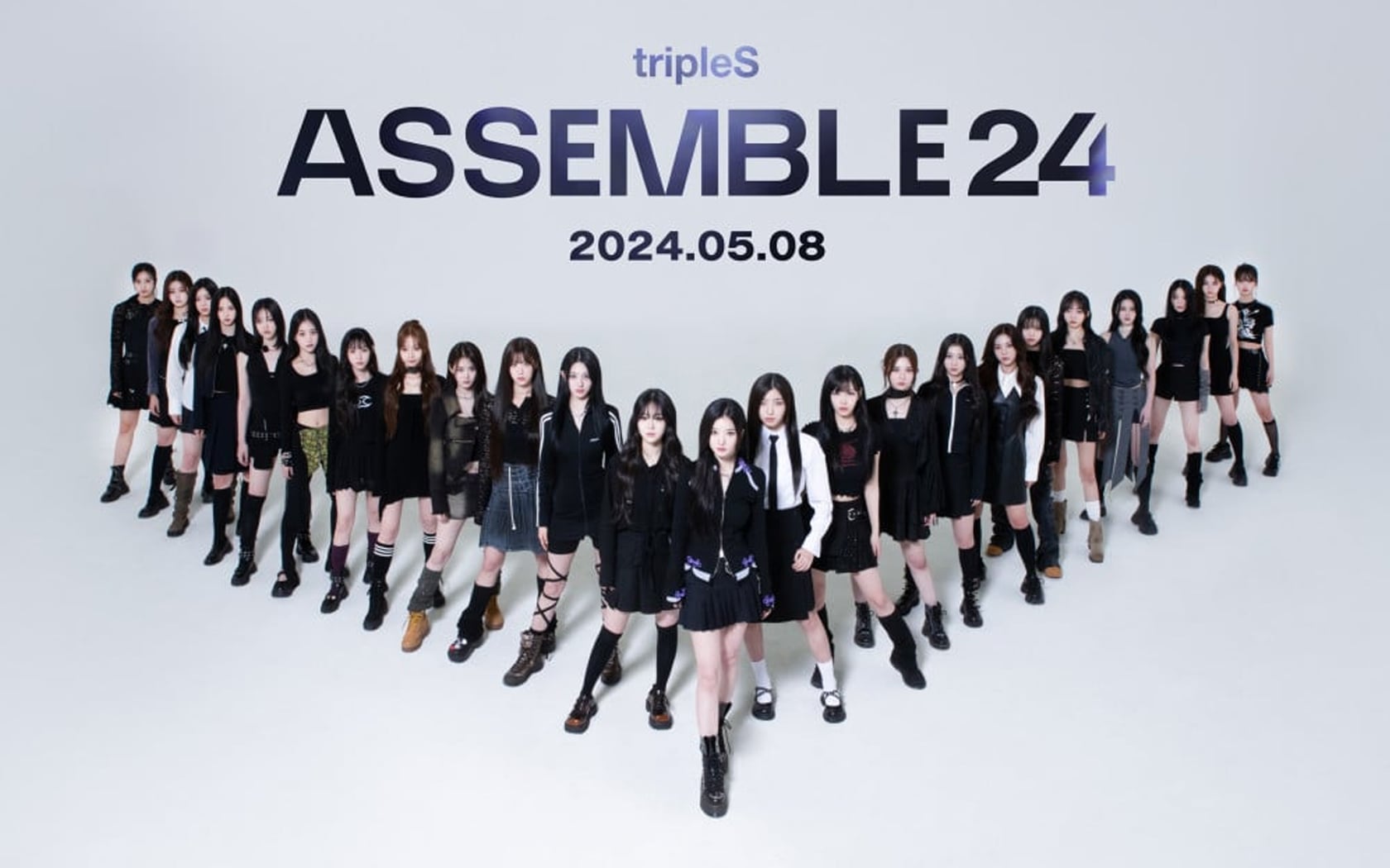 TripleS unveils the tracklist for their first full group album 'ASSEMBLE24' | allkpop