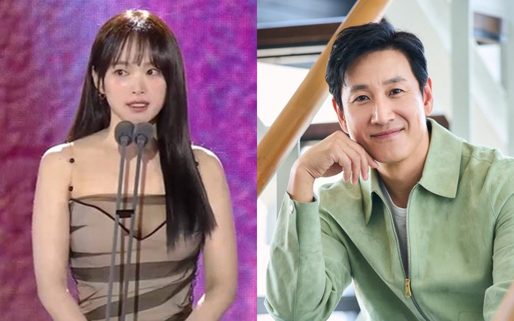 Chun Woo Hee pays tribute to late actor Lee Sun Gyun at the 60th ...