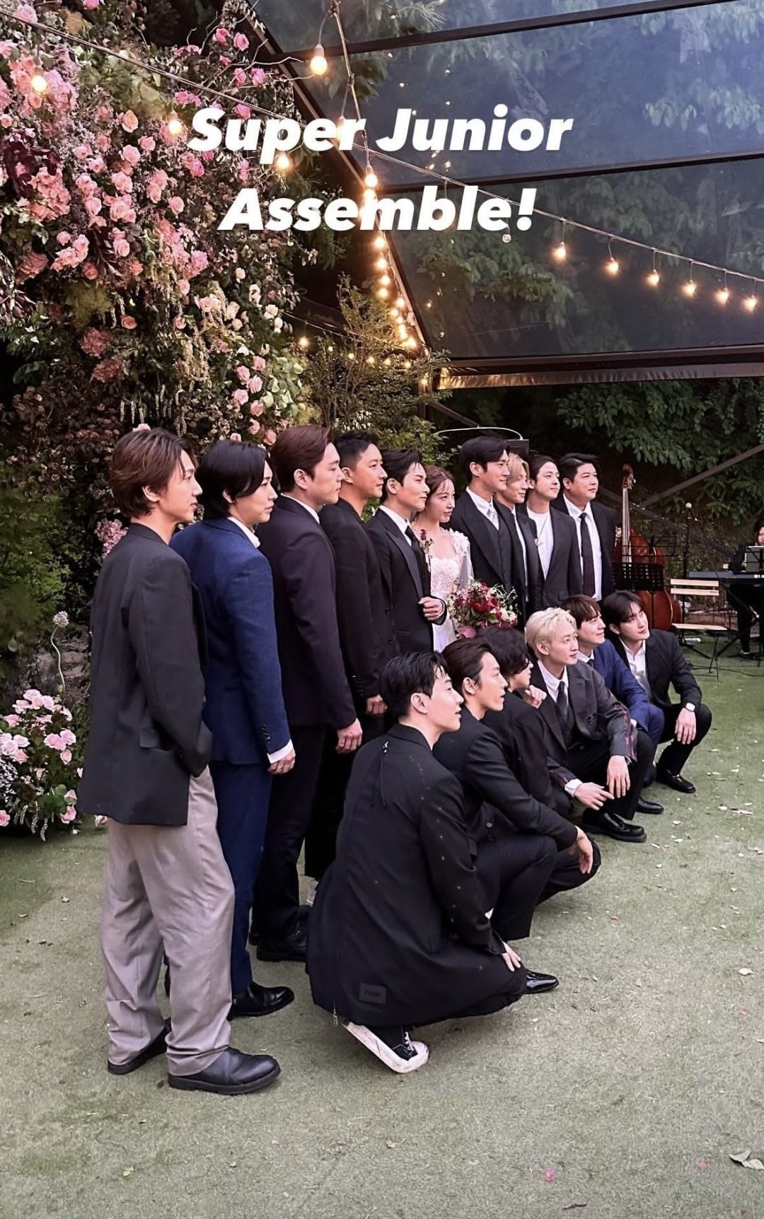 Super Junior OT15 assemble at Ryeowook's wedding | allkpop