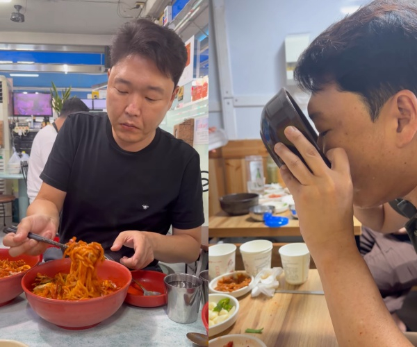 Singer Psy feasts on pork soup to regain weight | allkpop