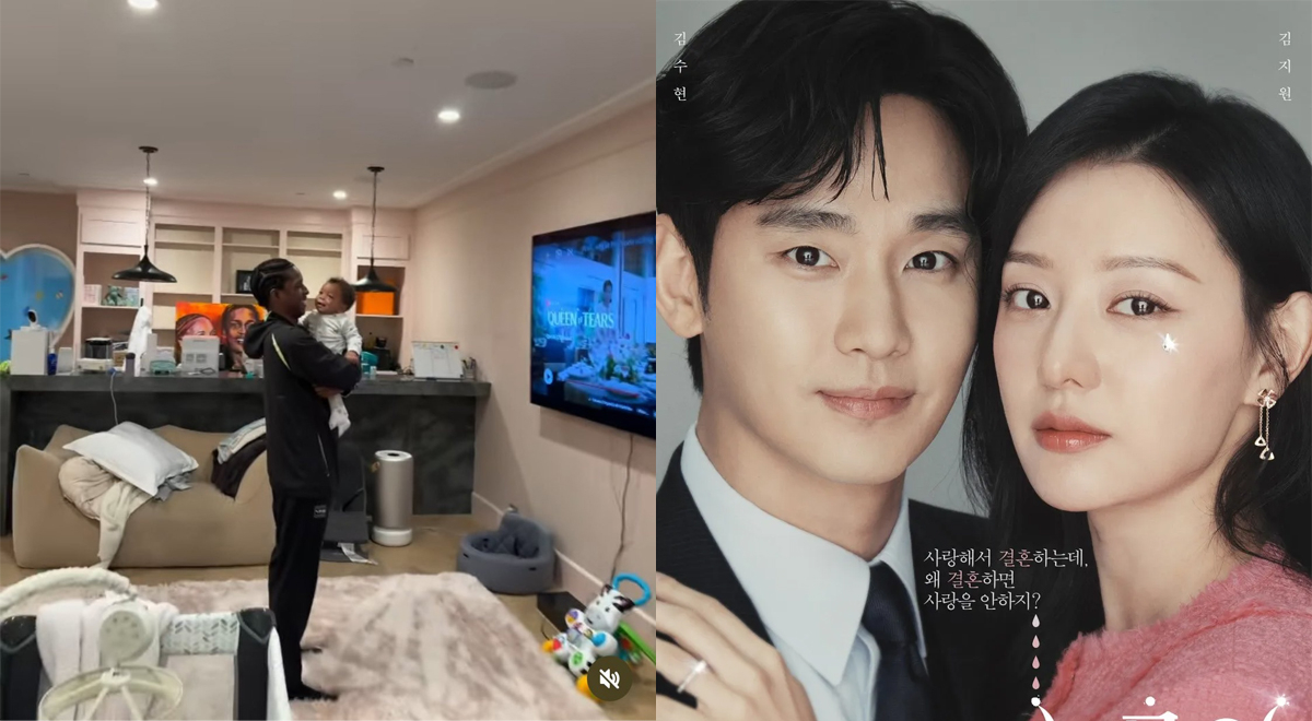 K-netizens react to A$AP Rocky watching 'Queen of Tears' | allkpop