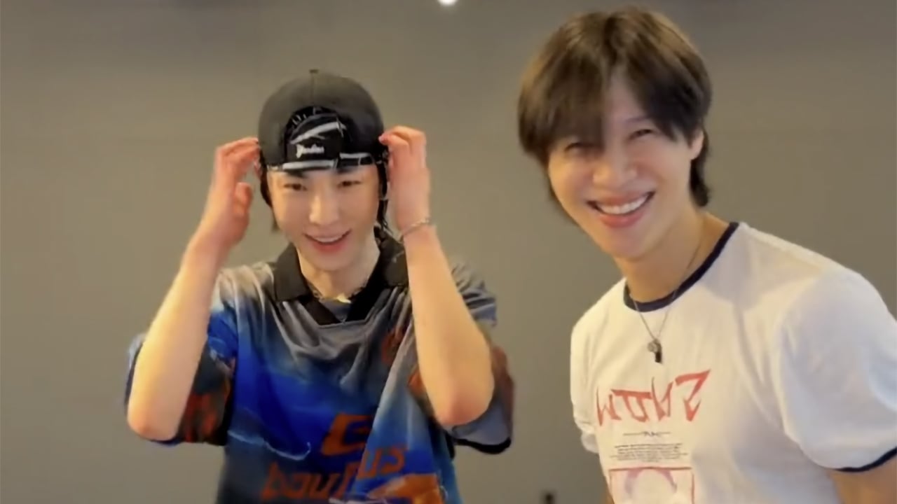 SHINee's Key displays his skills as he joins Taemin for the #SexyInTheAirChallenge | allkpop