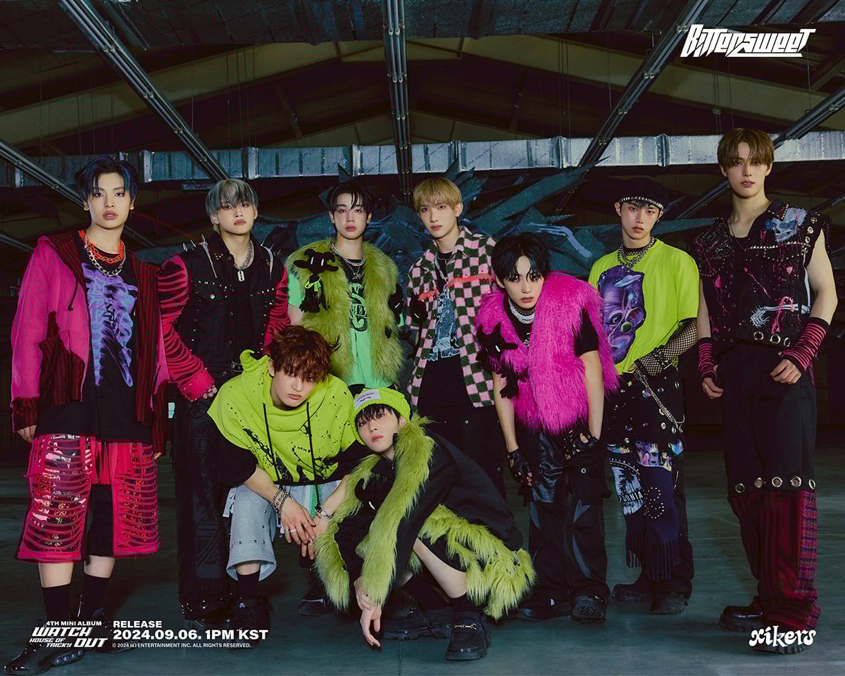 Xikers roll out villainous 'Bittersweet' concept posters | allkpop