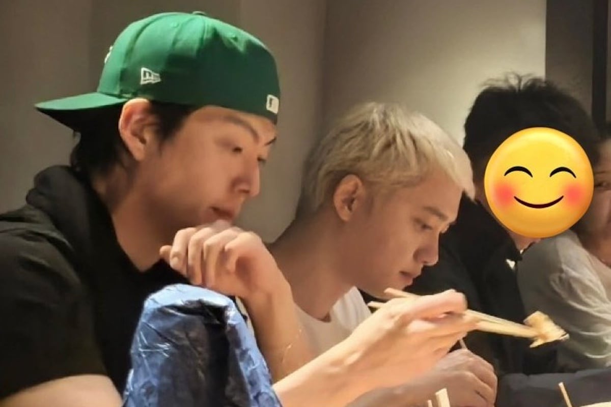 EXO's D.O. spotted with blonde hair for the first time since his debut ...