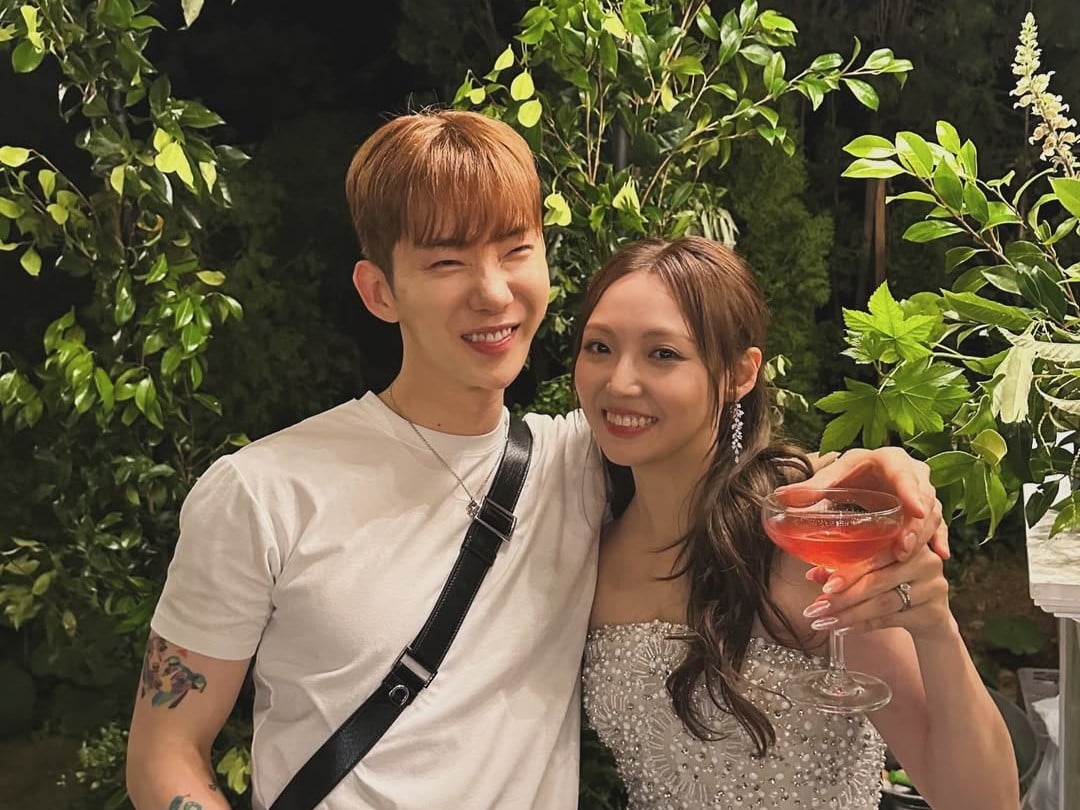 Jo Kwon catches third bouquet at wedding of former miss A member Min ...
