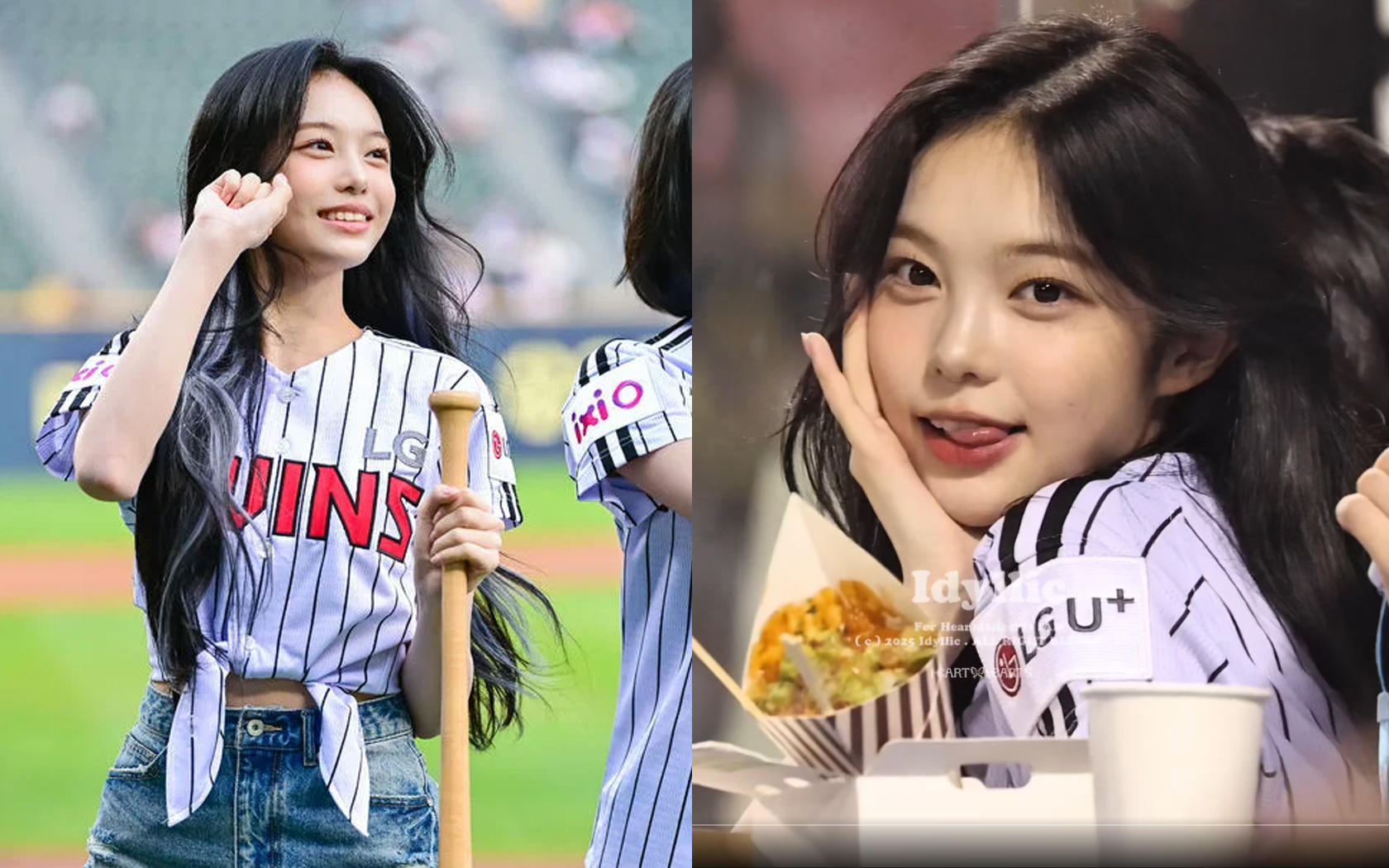 Hearts2Hearts' Ian goes viral for her adorable visuals at a baseball ...