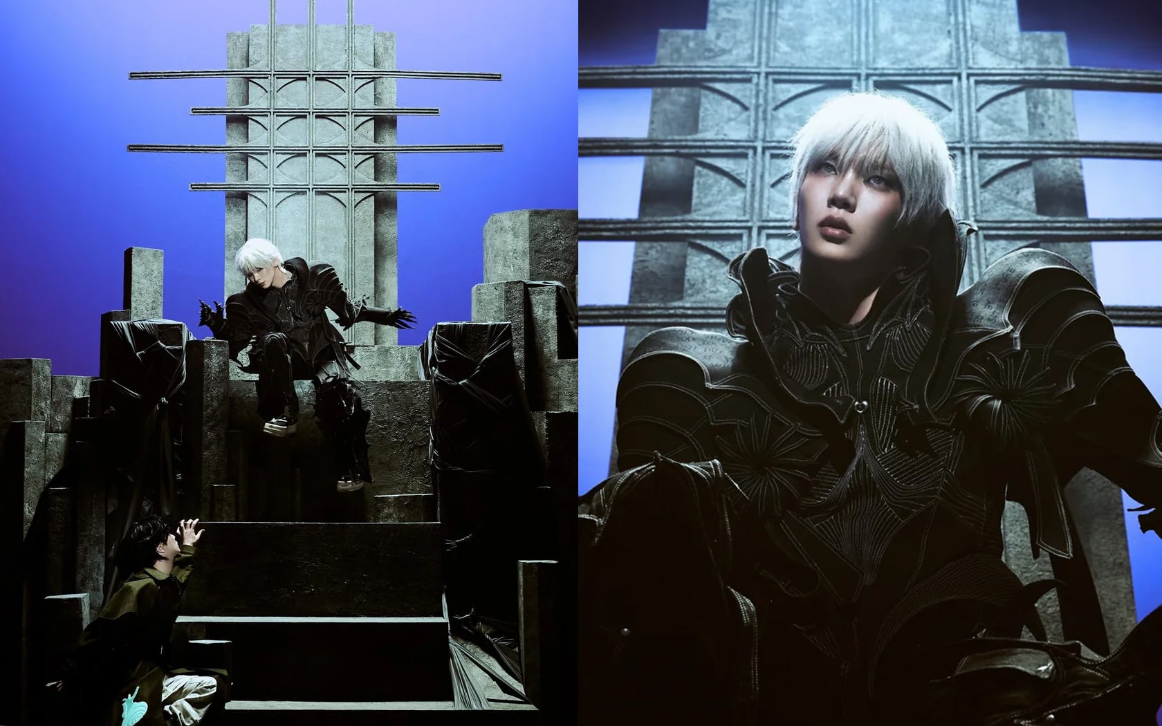 SHINee's Key exudes a dominating vibe on his throne in the new teasers ...