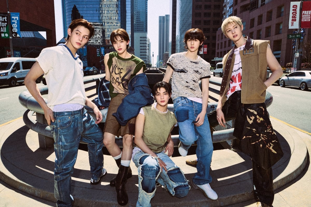 Big Hit Music's new boy group CORTIS wanders the streets of LA in 'Color Outside The Lines ...
