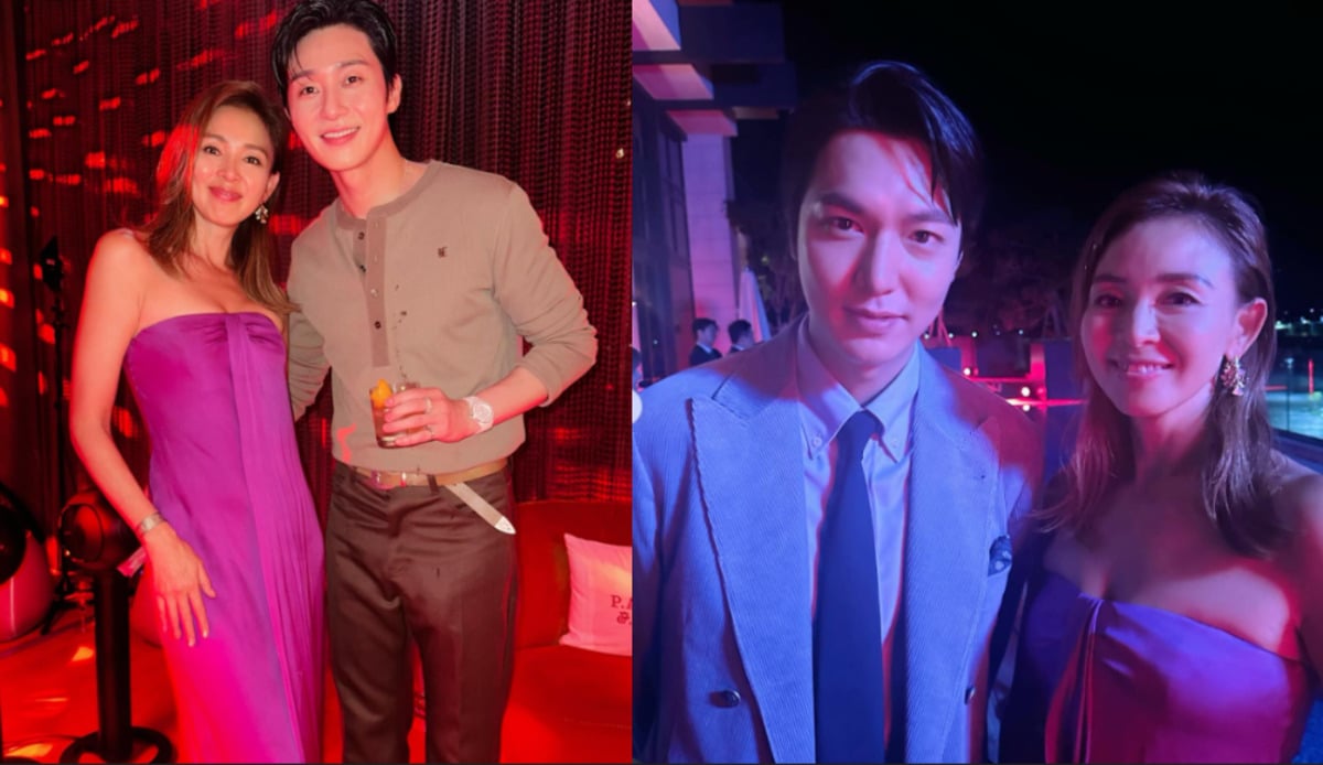 Model Shiho Yano meets actors Park Seo Joon, Rowoon, and Lee Min Ho ...
