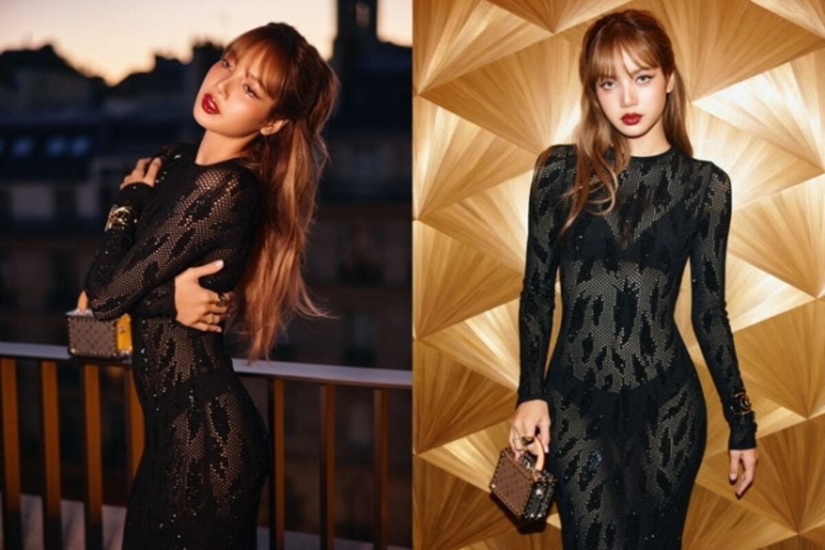 BLACKPINK’s Lisa stuns in bold black sheer dress | allkpop