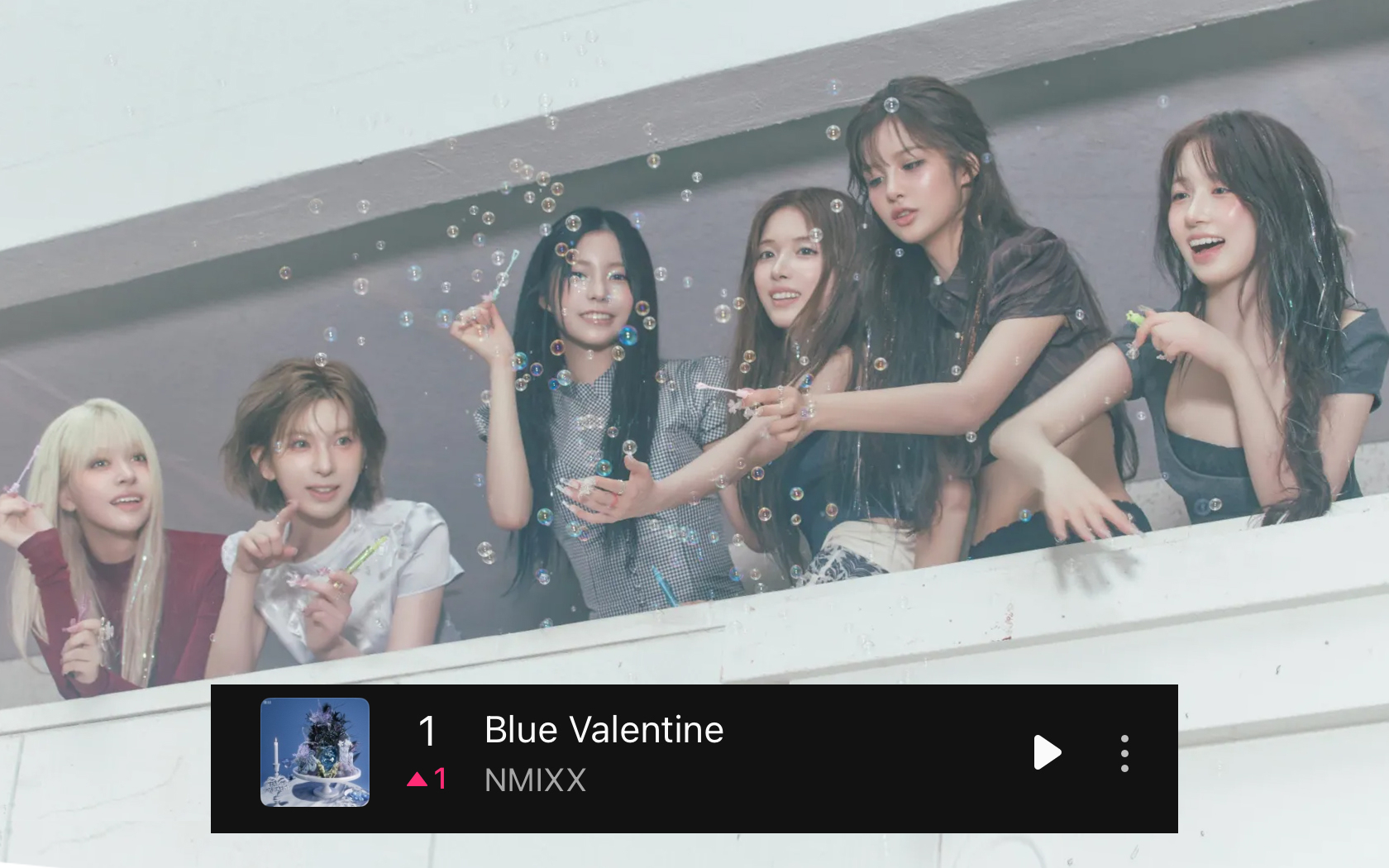 NMIXX celebrates first No. 1 on Melon's TOP 100 with "Blue Valentine ...