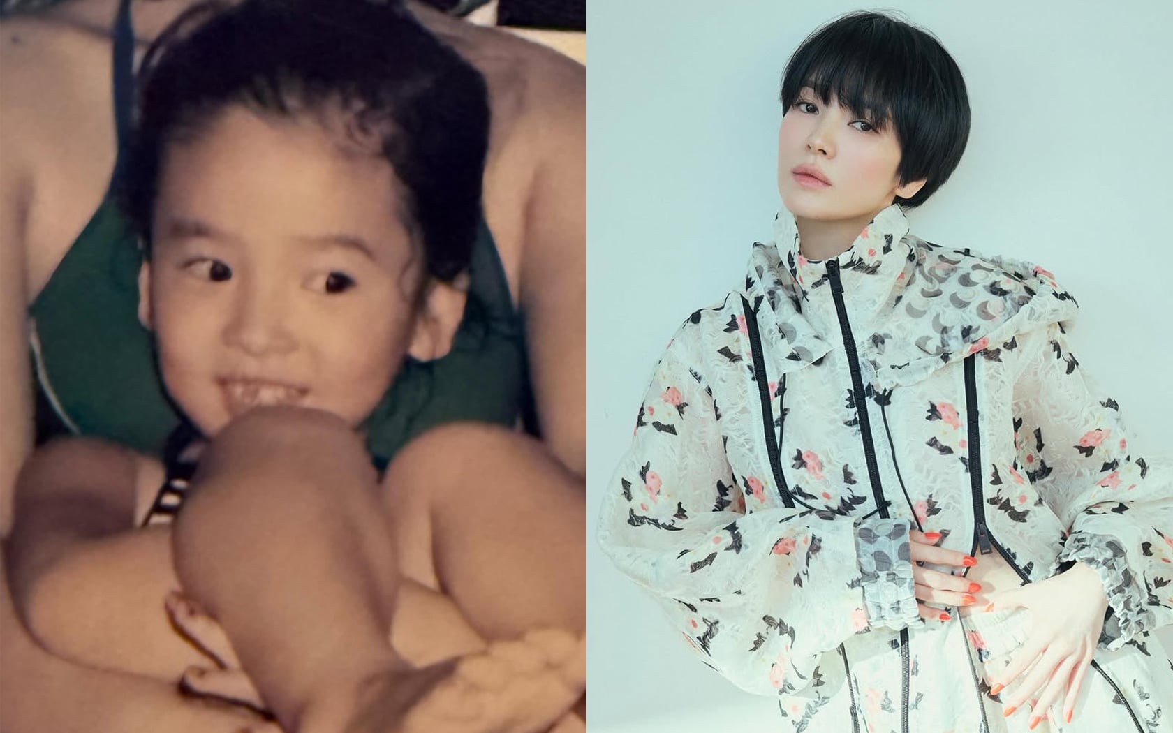 Song Hye Kyo posts unexpected adorable missing-tooth childhood photos ...