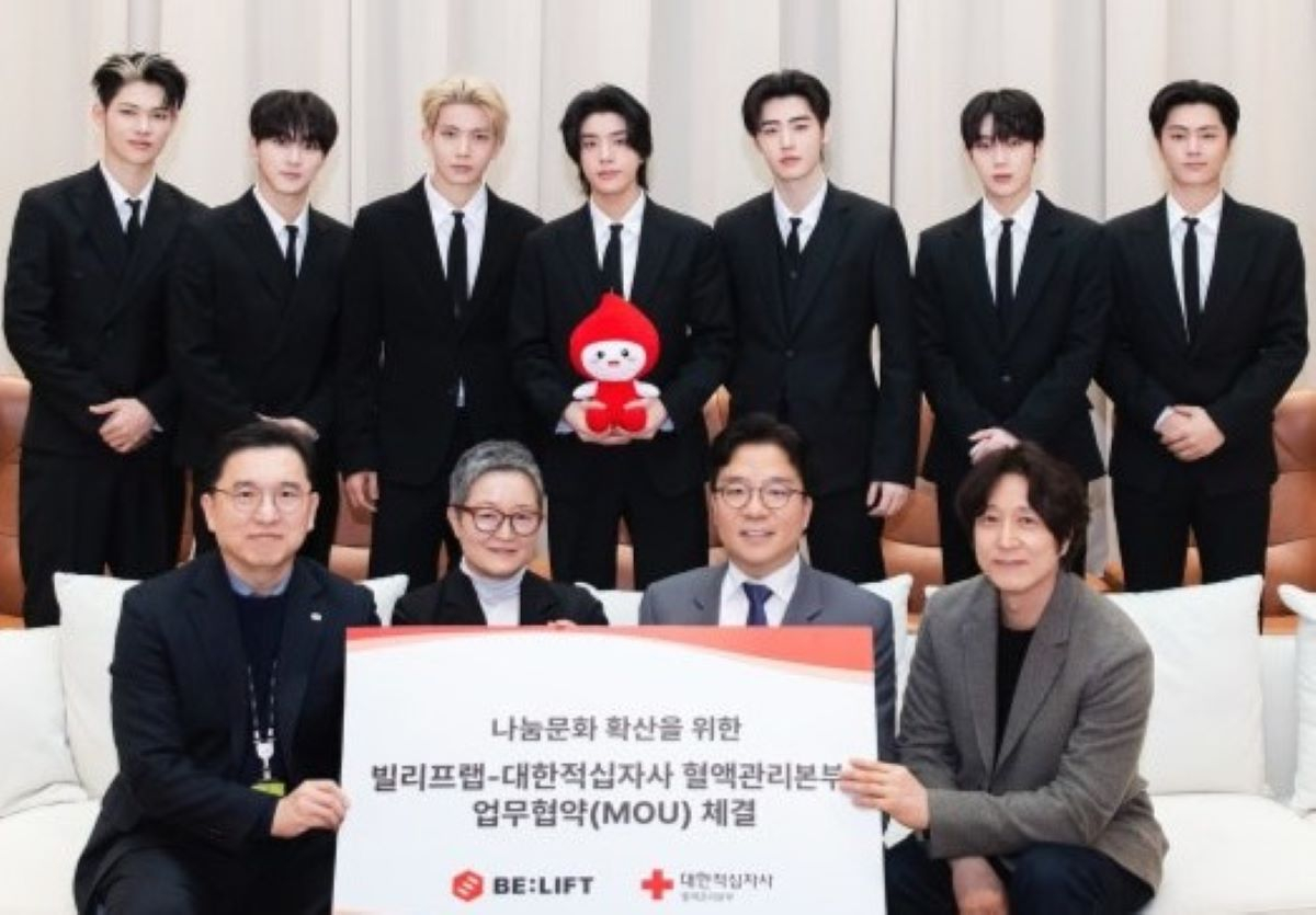 ENHYPEN partners with the Korean Red Cross to promote blood donation ...