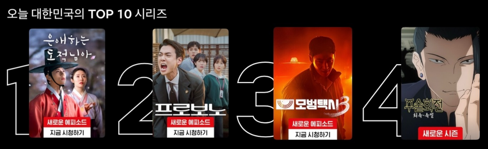 'To My Beloved Thief' tops Netflix Korea, overtakes 'Taxi Driver 3 ...