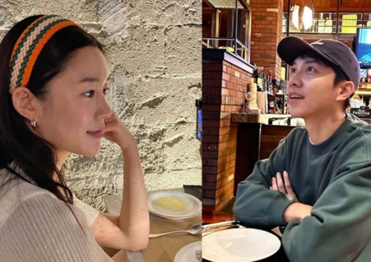 Lee Seung Gi and wife Lee Da In share warm family outing | allkpop