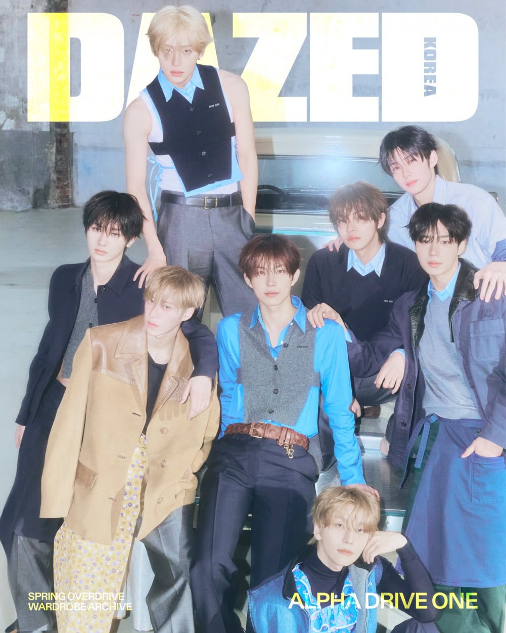 ALPHA DRIVE ONE pose for 'Dazed' in first cover pictorial since debut ...