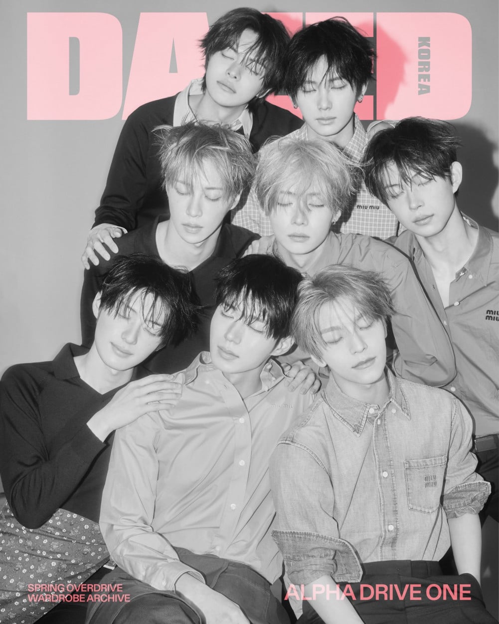 ALPHA DRIVE ONE pose for 'Dazed' in first cover pictorial since debut ...
