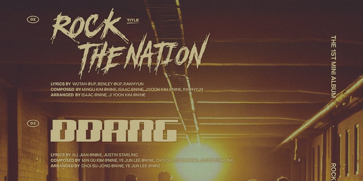 WHIB drop the track list for 1st mini album 'Rock The Nation' | allkpop